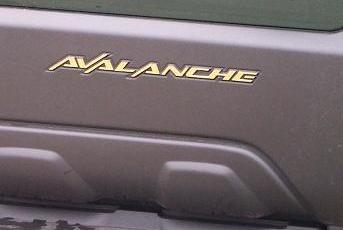 Avalanche Side Cladding Decal Set set of 4 - $7.99